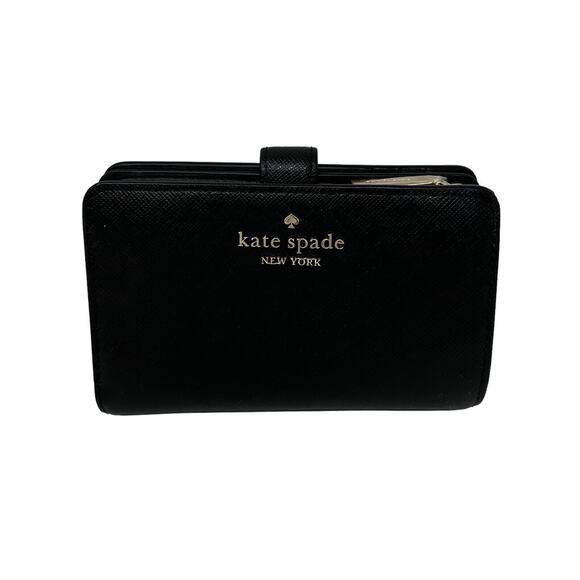 kate spade | Bags | Kate Spade Madison Leather Medium Compact Bifold ...